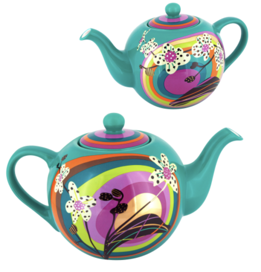 Pylones Tea Pot in Orchid Design - NYO - We treasure smile-inducing and ...